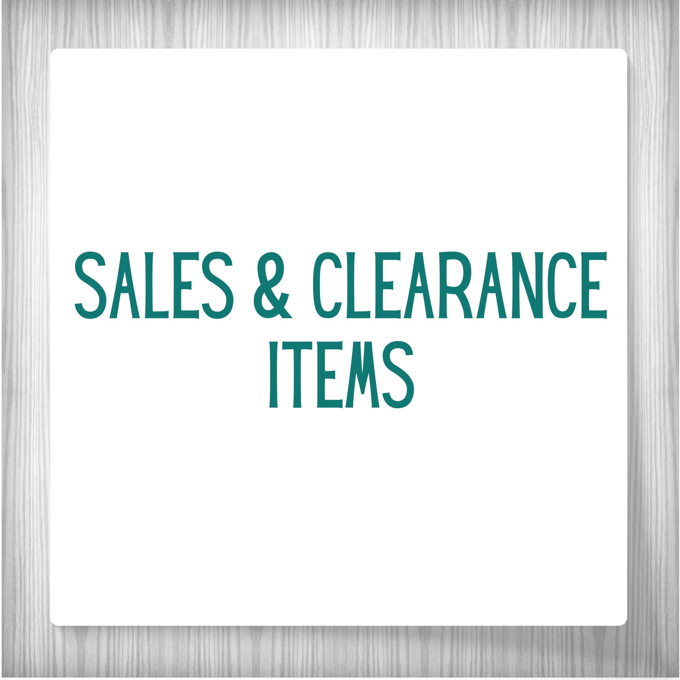 Sales & Clearance Items – Posh Printing & Creations